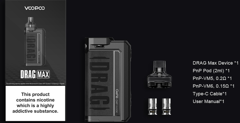 DRAG Max-VOOPOO VAPE Spark Your Life