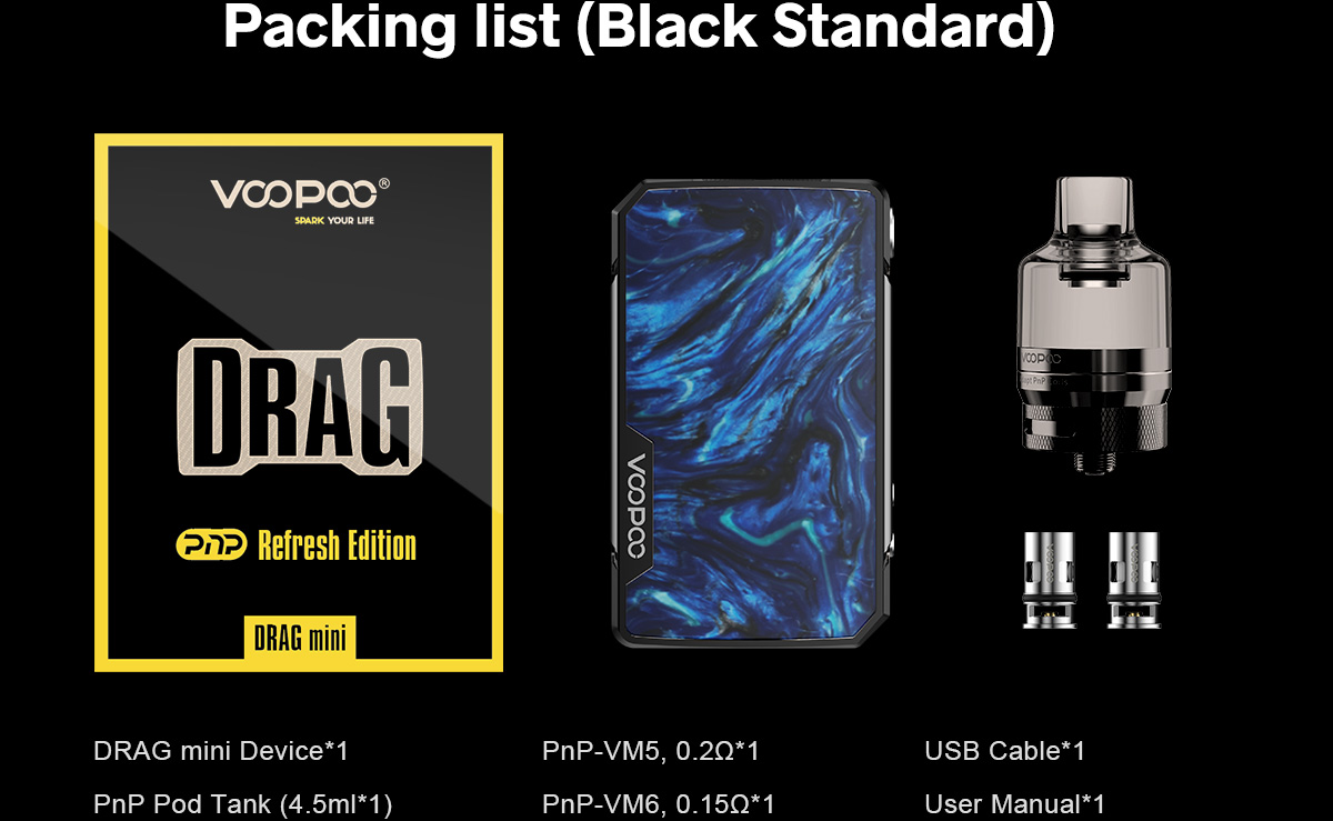 DRAG mini Refresh Edition-VOOPOO VAPE Spark Your Life